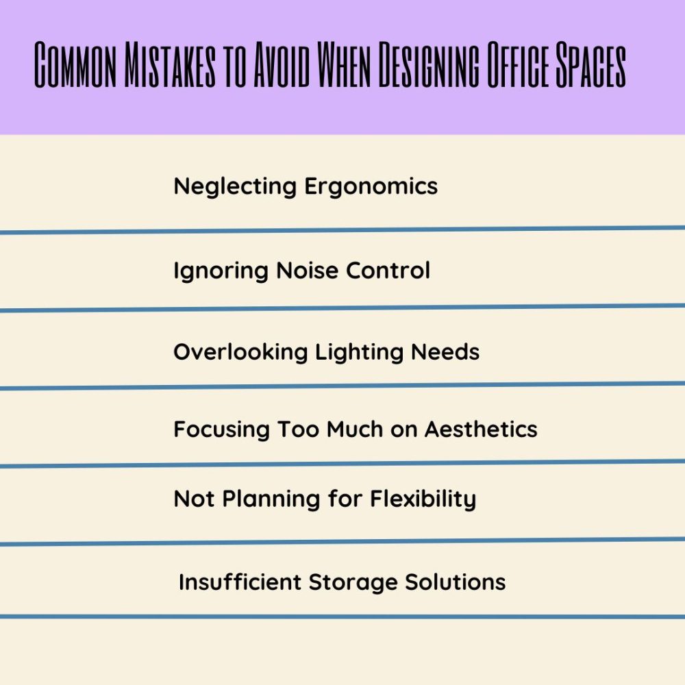 Common Mistakes to Avoid When Designing Office Spaces - Arteriors